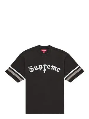 Supreme Cross Short Sleeve Top - Black
