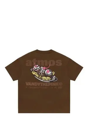 Asics X Vtp X Atmos Banana Split Tee Shirt - Brown