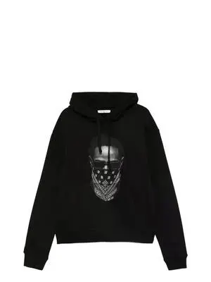 IH NOM UH NIT Graphic-print Cotton Hoodie - Black