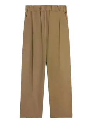 A PAPER KID Pleated Trousers - Brown