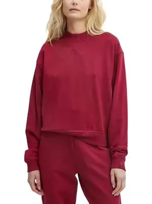 Hugo Logo-embroidered Sweatshirt - Red