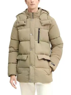 TRUSSARDI Hooded Puffer Coat - Neutrals