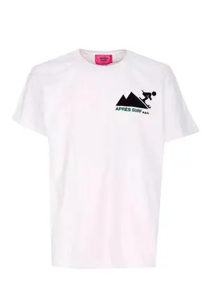 APRÈS SURF Trafoi Printed Crewneck T-shirt - White