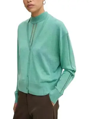 IRO PARIS Buttoned V-neck Cardigan - Green