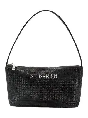 MC2 SAINT BARTH Logo-detail Mini Bag - Black