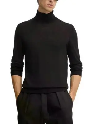 HACKETT Roll-neck Sweater - Black