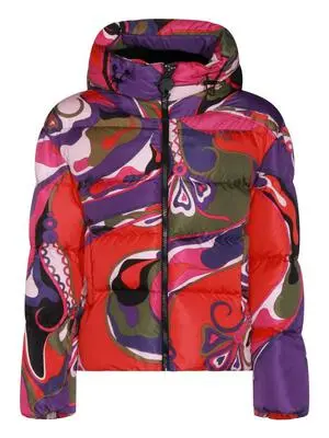 Emilio Pucci Printed Down Jacket - Multicolour