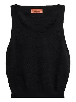 Missoni Sleeveless Knit Top - Black