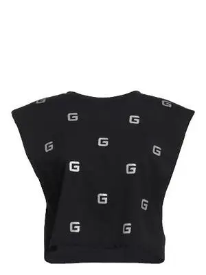 GAËLLE PARIS Modal And Cotton T-shirt - Black