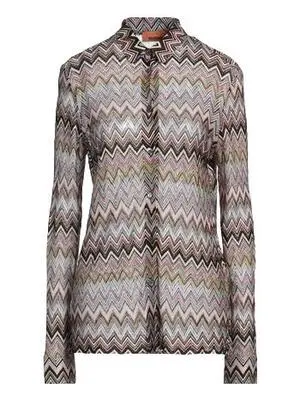 Missoni Knitted Viscose Cardigan - Brown