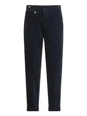BARBATI Tapered Velvet Trousers Blue