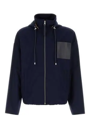 Loewe Hooded Jacket - Navybeige
