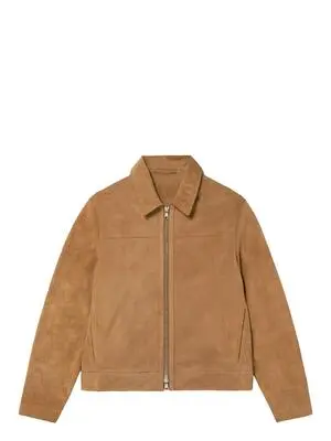 Mr P. Suede Coach Jacket - Brown