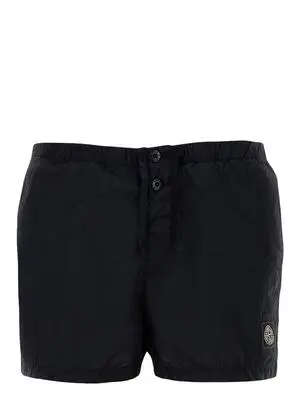 Stone Island Regular Fit Swimsuit Short - Blue