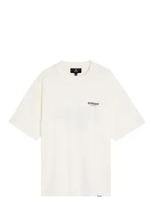 REPRESENT Owners' Club Logo Cotton T-shirt - White