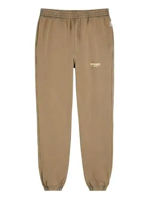 REPRESENT Owners Club Logo-print Cotton Sweatpants - Taupe