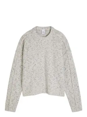 WON HUNDRED Bently Wool And Cotton-blend Jumper - Grey