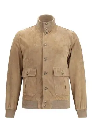 VALSTAR Valstarino Suede Jacket - Beige