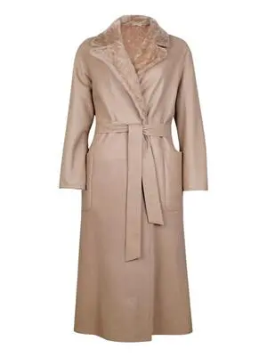 DESA 1972 Sheepskin Coat - Beige