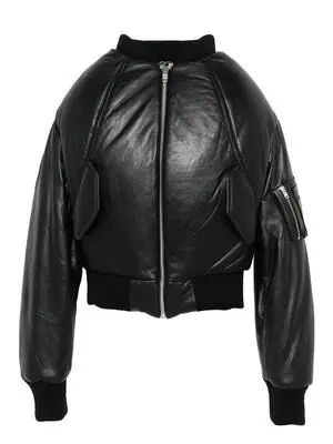 DURAN LANTINK Leather Outerwear - Black