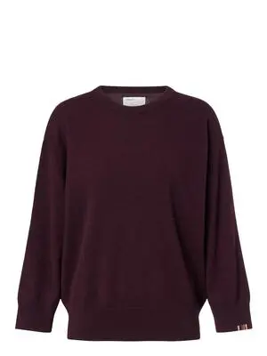 EXTREME CASHMERE X Jewel Cashmere Sweater - Burgundy