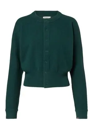 EXTREME CASHMERE X Blouson Cashmere-blend Cardigan - Green