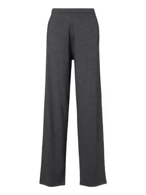 EXTREME CASHMERE X N°353 Relax Cotton-blend Straight Pants - Grey