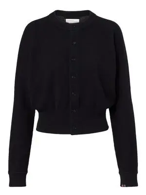 EXTREME CASHMERE X Blouson Cashmere-blend Cardigan - Black