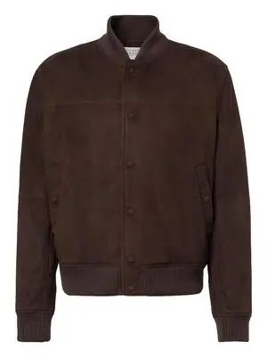 Gabriela Hearst Suede Bomber Jacket - Brown