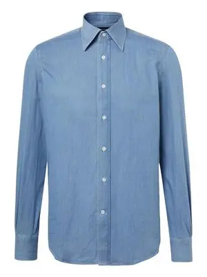 Thom Sweeney Denim Shirt - Blue