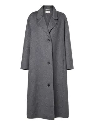 THE ROW Gustaf Cashmere Coat - Grey