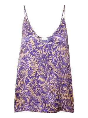Dries Van Noten Floral Silk Camisole - Multicoloured