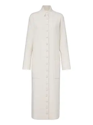 LISA YANG Rhea Cashmere Coat - White