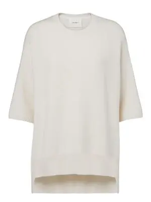 LISA YANG Camille Cashmere Top - White