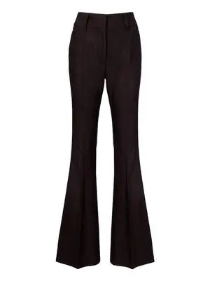 Gabriela Hearst Rhein High-rise Flared Wool Pants - Brown