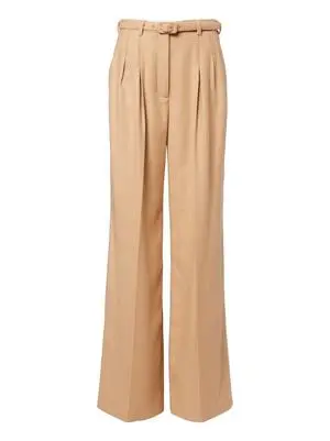 Gabriela Hearst Rhein High-rise Flared Pants - Beige