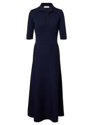 Gabriela Hearst Wool, Silk, And Cashmere Maxi Dress - Blue