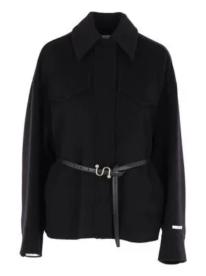 Sportmax Double-faced Wool Jacket - Black