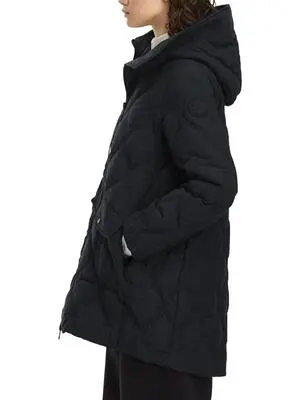 Canada Goose Alessia Hooded Down Quilted Coat - Black