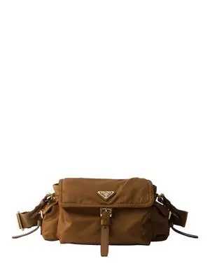 Prada Explore Medium Re-Nylon Shoulder Bag Brandy
