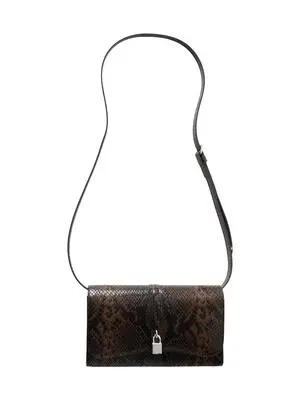 Stella McCartney Stella Ryder Snake-effect Shoulder Bag - Brown