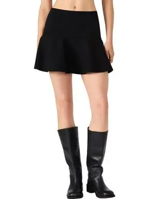 Steve Madden A-line Mini Skirt - Black