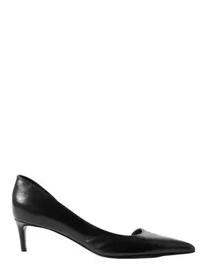 Khaite Jett Leather Pumps - Black