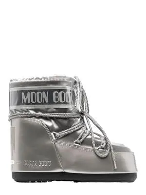 Moon Boot Icon Low Glance Boots - Silver