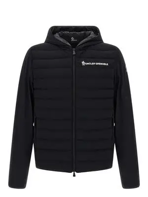 Moncler Zip-up Cardigan - Black