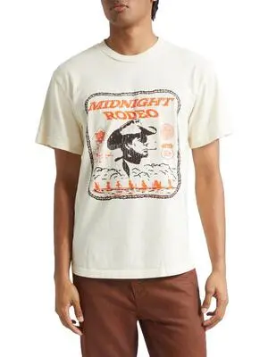 MIDNIGHT RODEO Western Graphic T-shirt - Cream