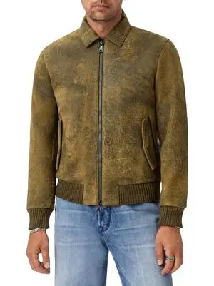 John Varvatos Oakley Leather Jacket - Chamois