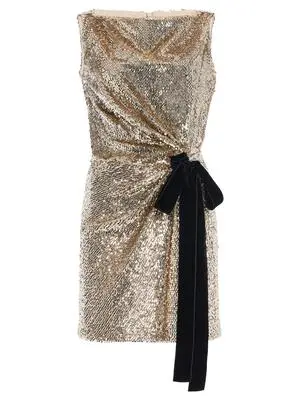 Simkhai Exclusive Felicity Mini Dress - Gold