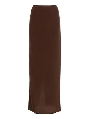 COLLEEN ALLEN Exclusive Silk Maxi Skirt