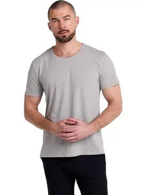 BLANCO CLOTHING Scoop T-shirt Supima - Heather Grey